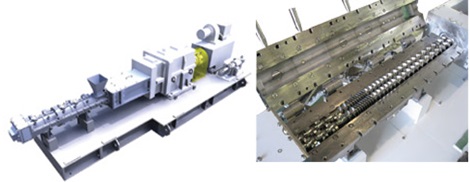 Deep-grooved type of Twin shaft compounding and Extruding Machine KEXD Extruder | Informasi ...